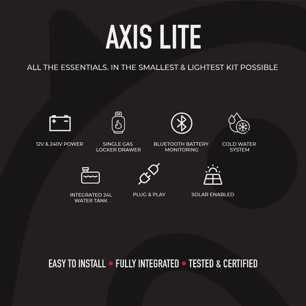 Campervan Conversion Kit with Furniture - Axis & Axis Lite Camper Kit | Redknot Campers
