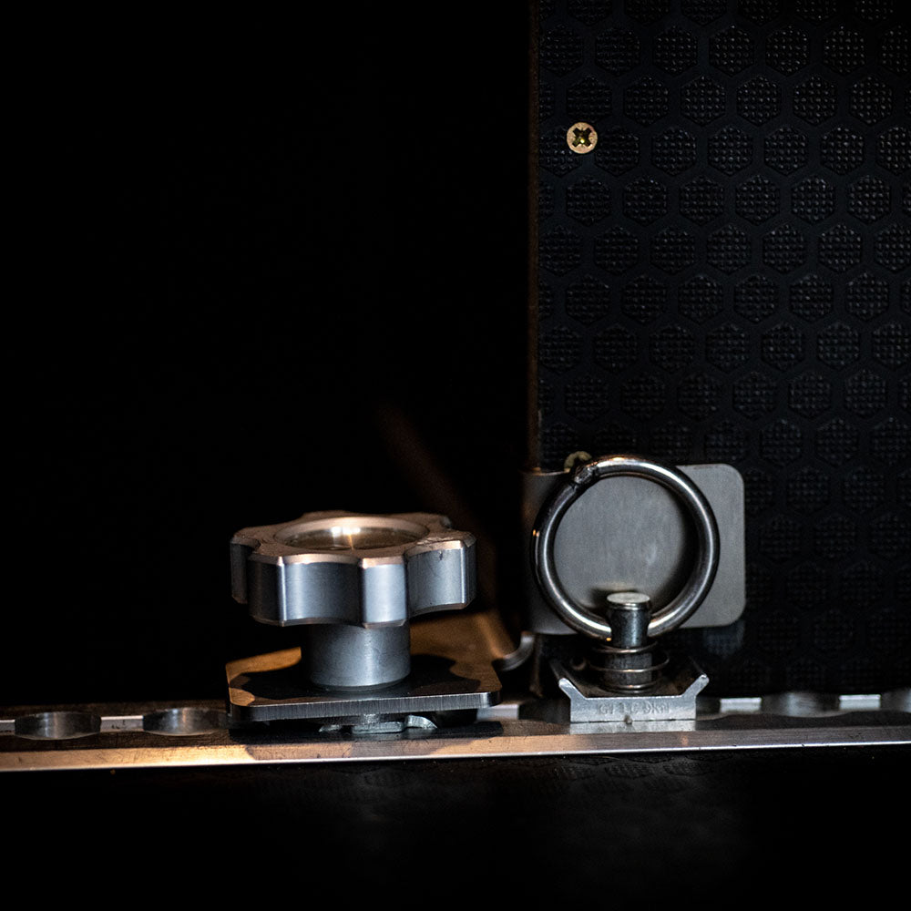 Loaded Bikes - Retrofit L-Track Universal Threshold Rail | Redknot Campers