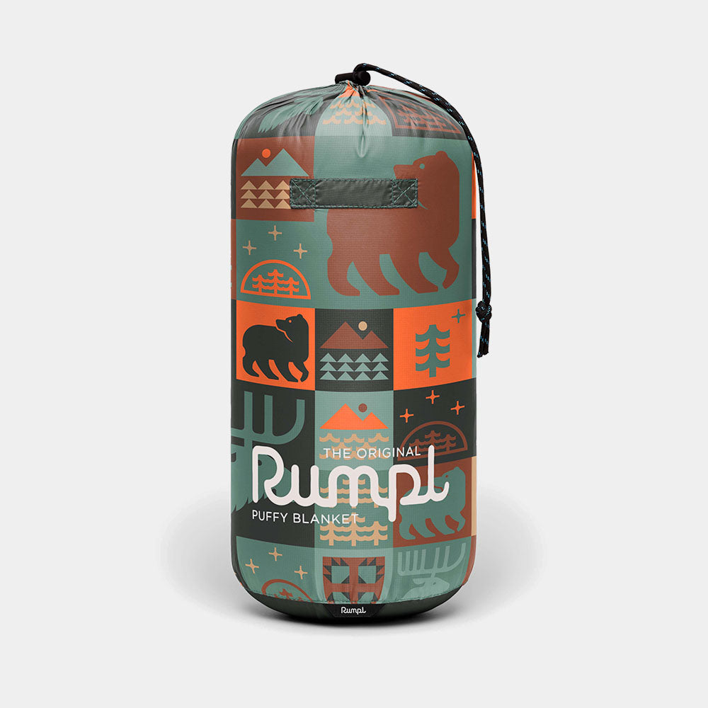 Rumpl Original Puffy Blanket - Forest Cabin | Redknot Campers