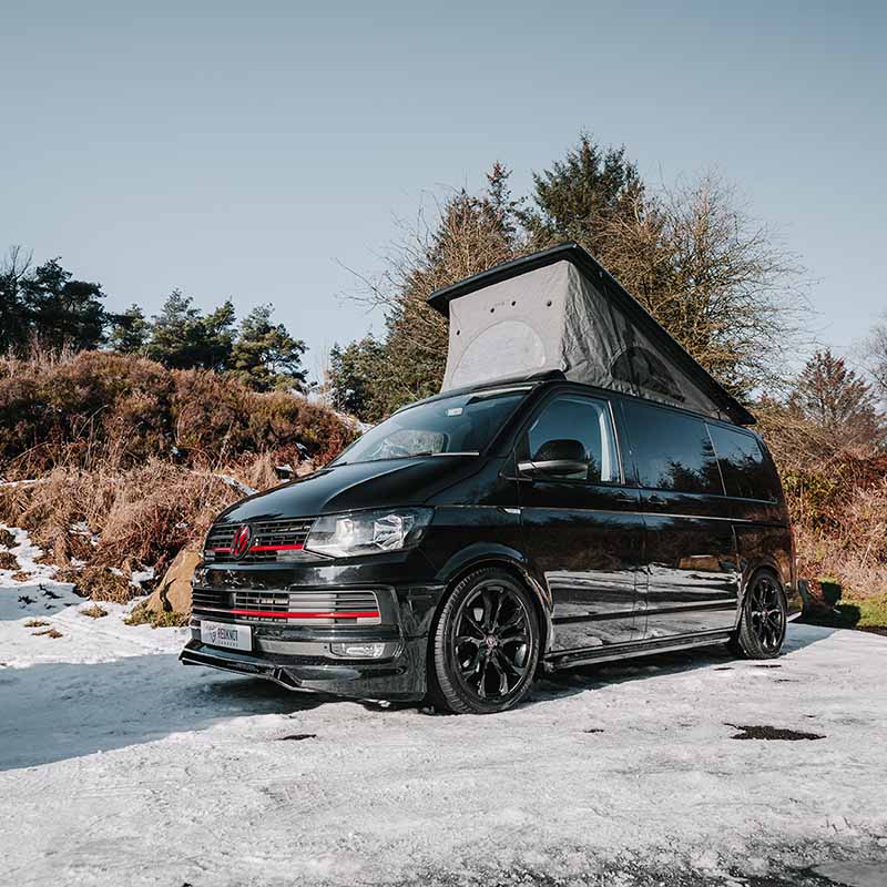 Black T6 Campervan (T30 - Business Pack) | Redknot Campers